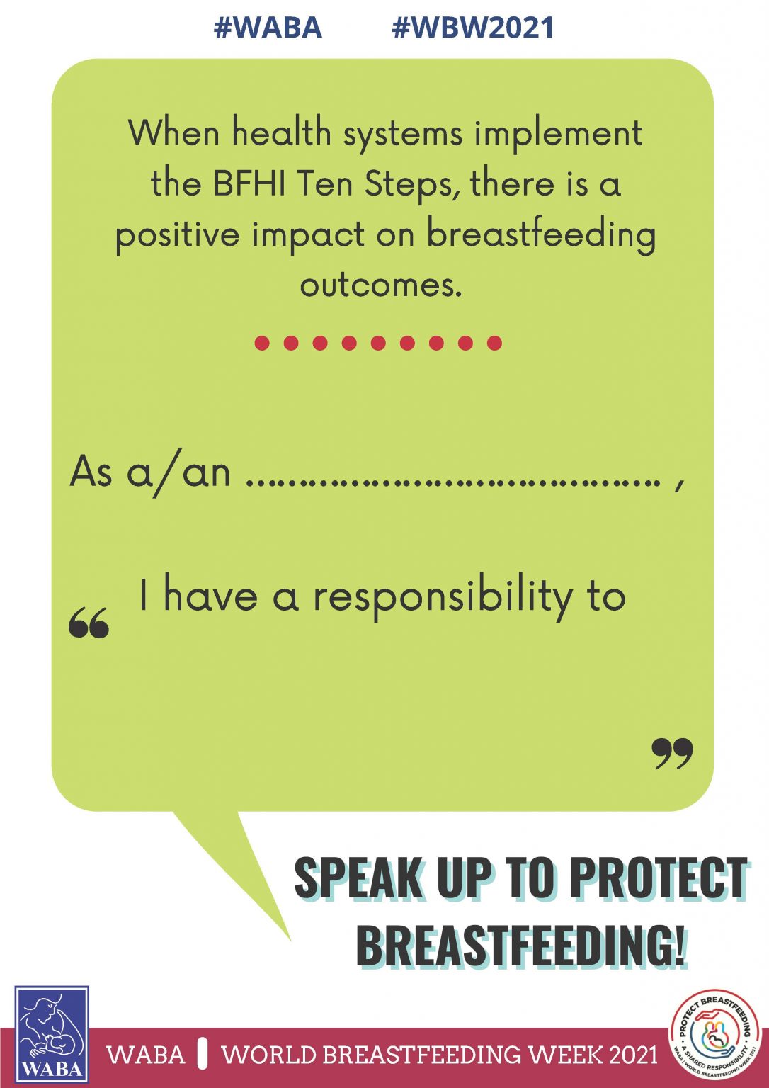 Message Boxes - World Breastfeeding Week