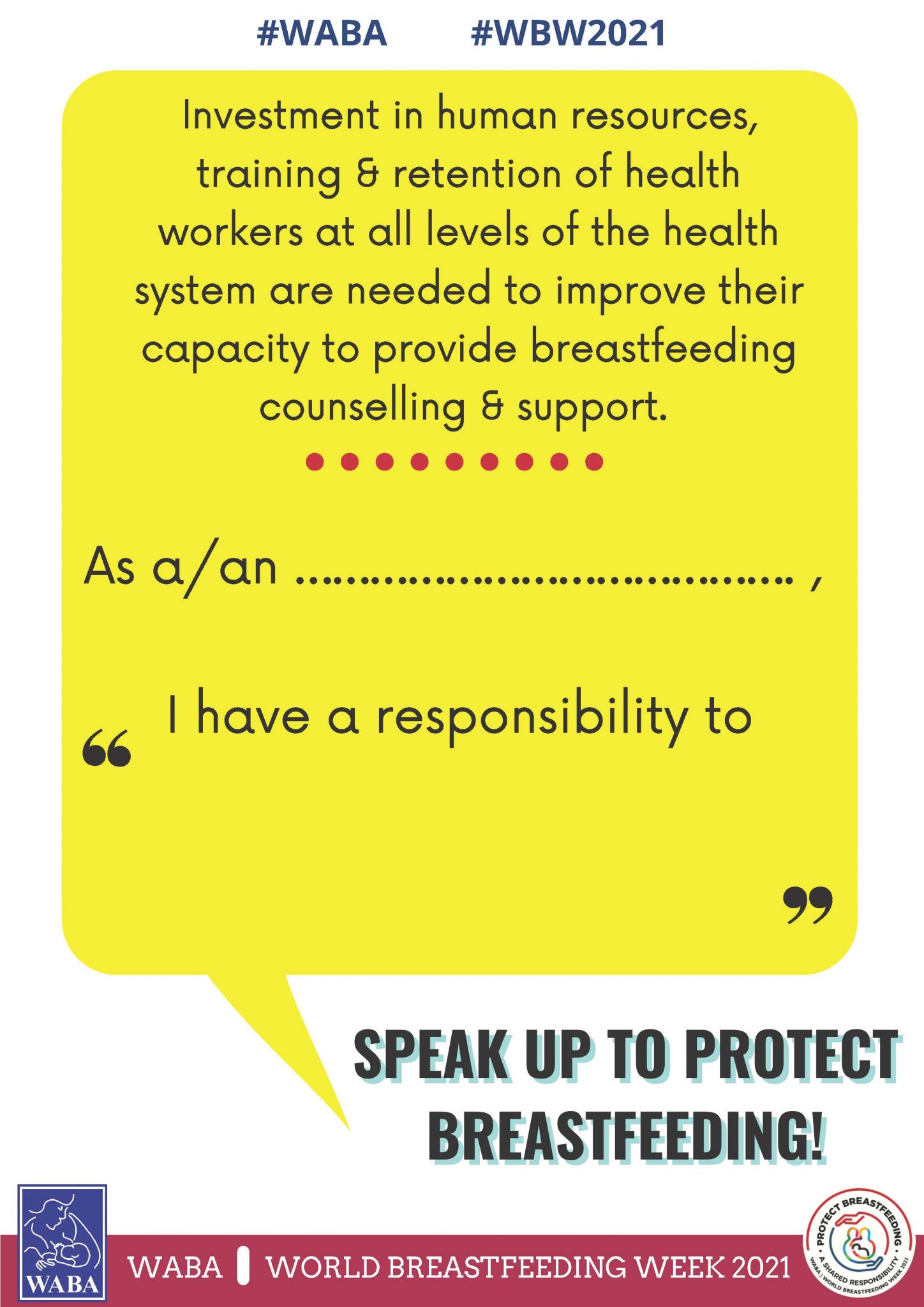 Message Boxes - World Breastfeeding Week