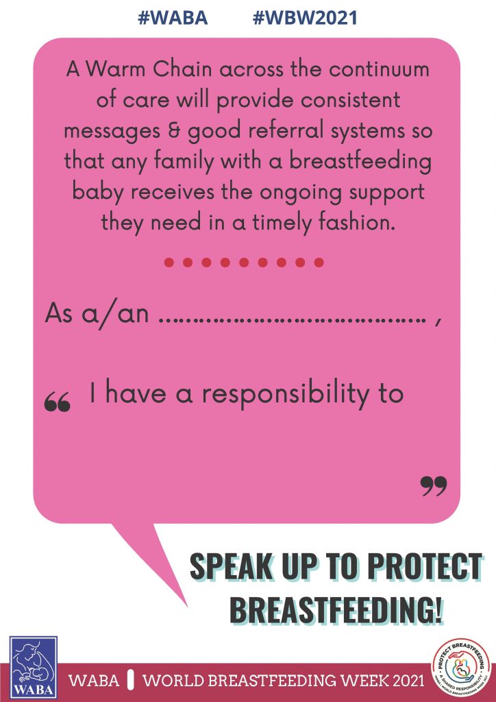 Message Boxes - World Breastfeeding Week