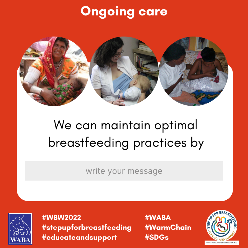 Message Boxes – World Breastfeeding Week 2022