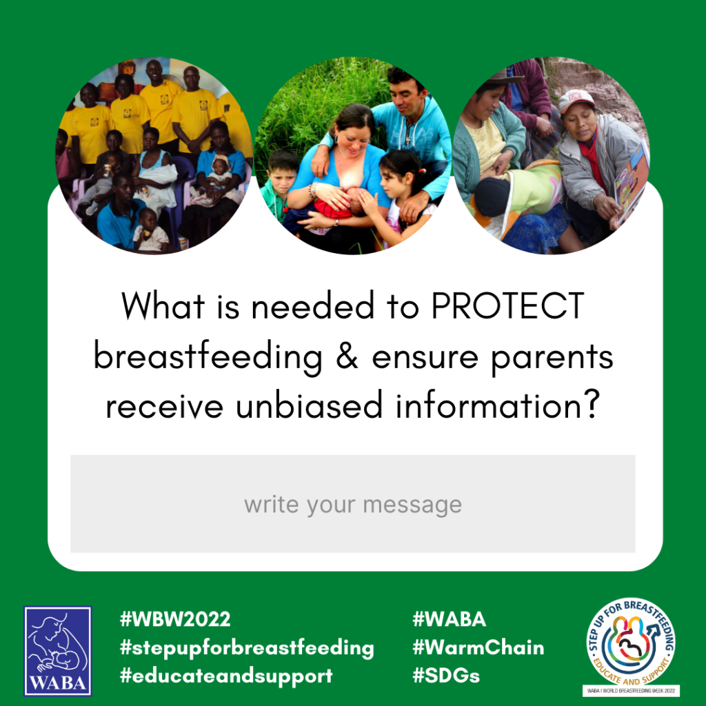 Message Boxes – World Breastfeeding Week 2022